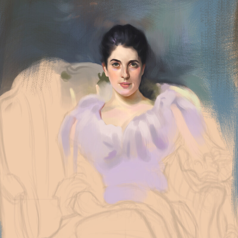 Robbie Allen - Lady Agnew - John Singer Sargent - Master Study