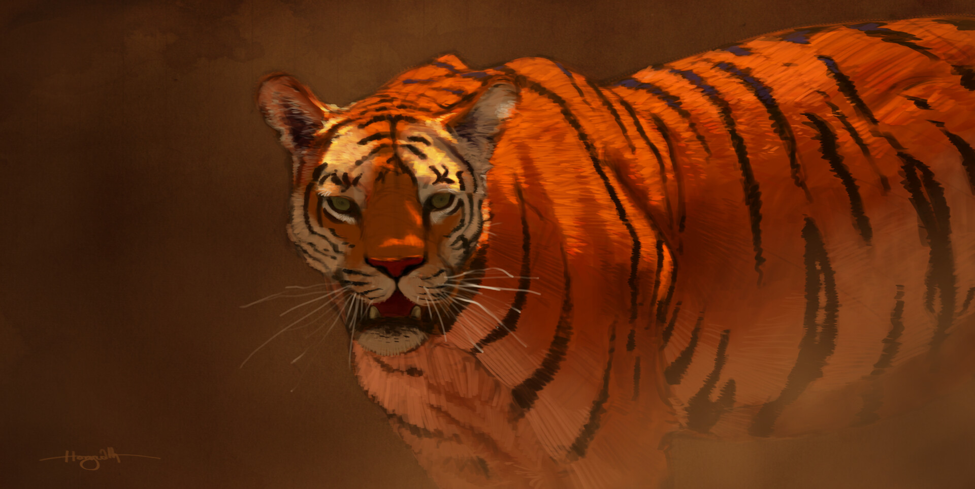 ArtStation - Tiger - Dreaded Beauty