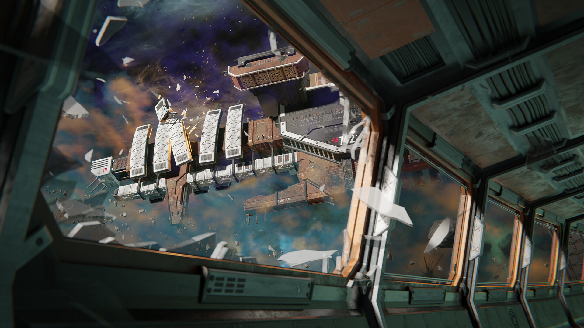 ArtStation - Abandoned Space Station