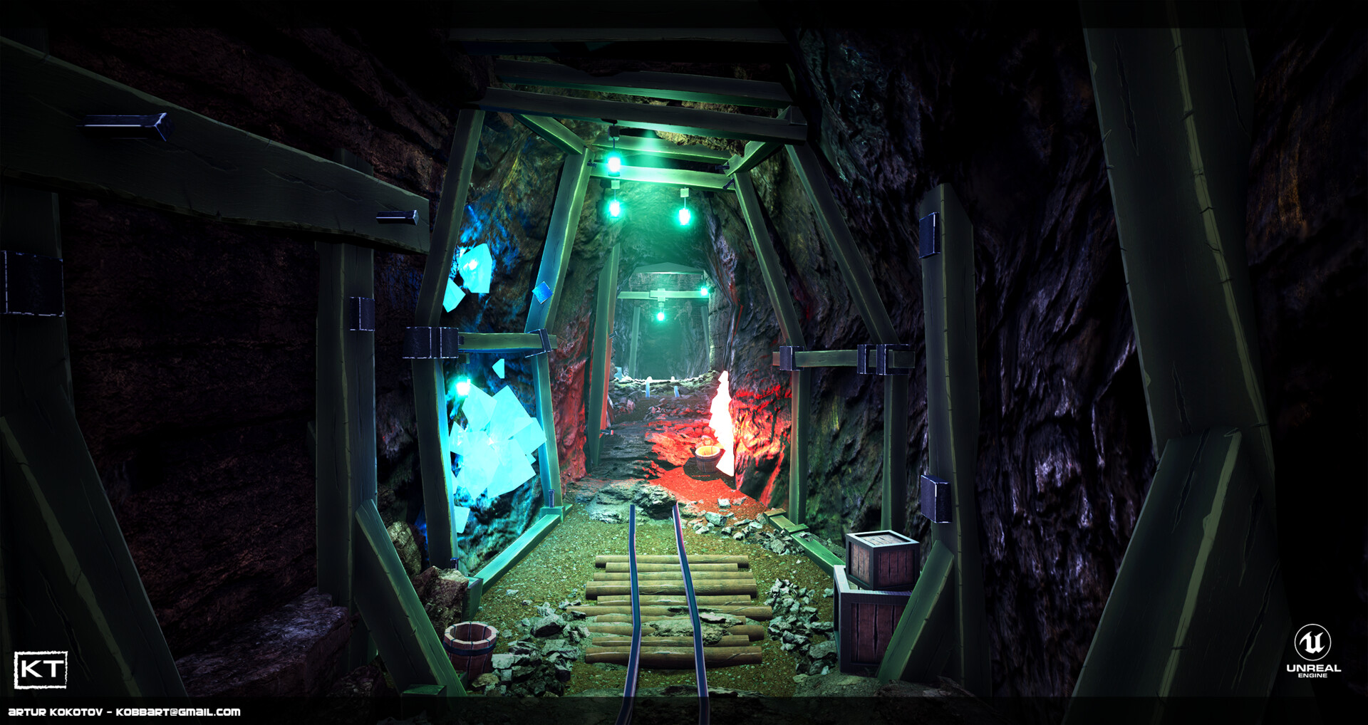 ArtStation - Crystal Mine - Game Environment