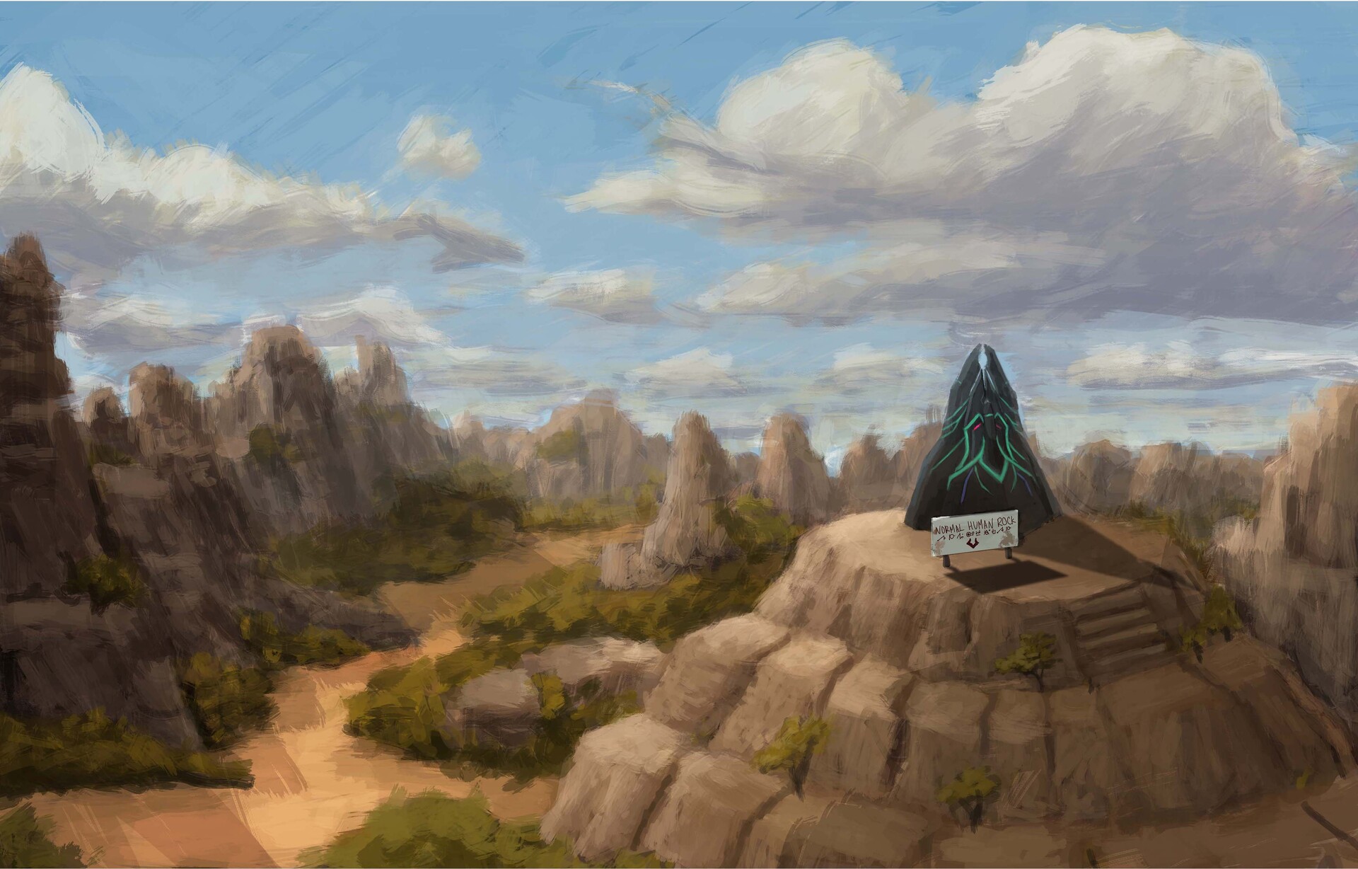 ArtStation - Normal Human Rock