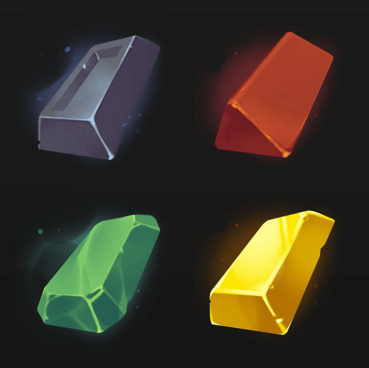 ArtStation - Casual Ore Icons