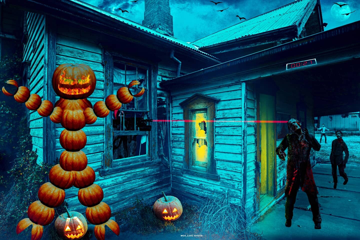 ArtStation - Halloween 🎃 spooky Squid game