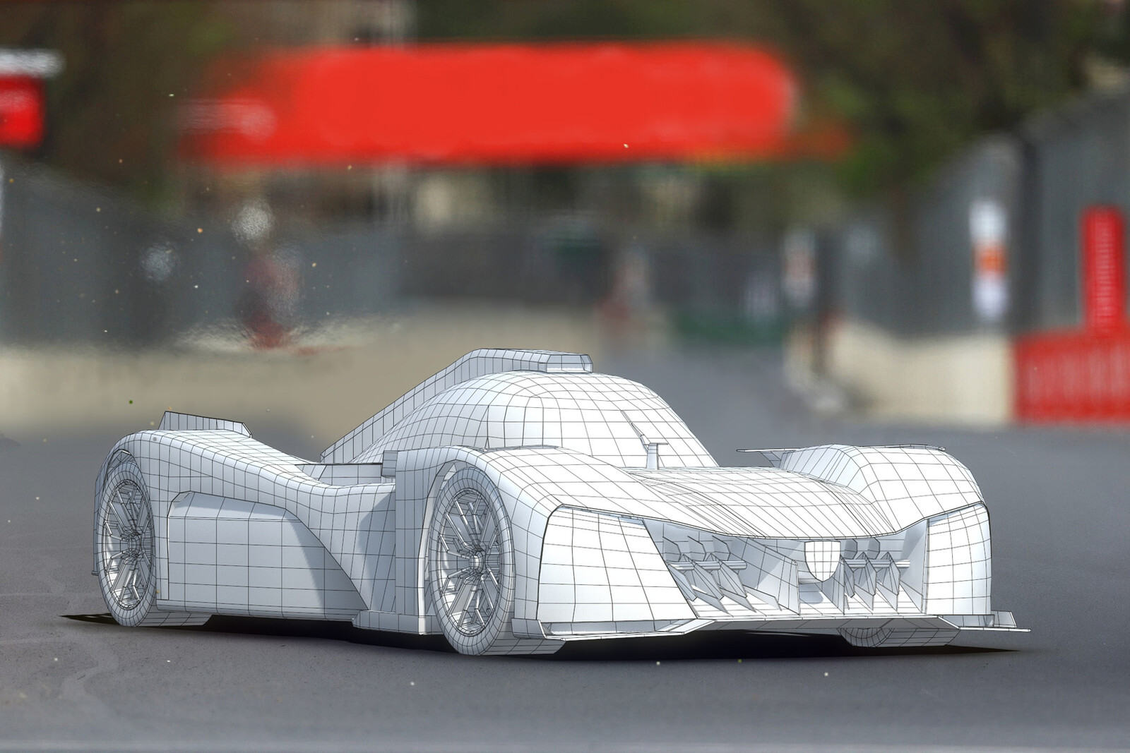 OpticalDreamSoft - Peugeot 9X8 Hypercar WEC LMH Season 2022 Low-poly ...