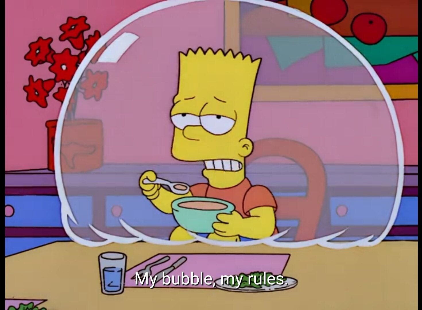bart simpson rules