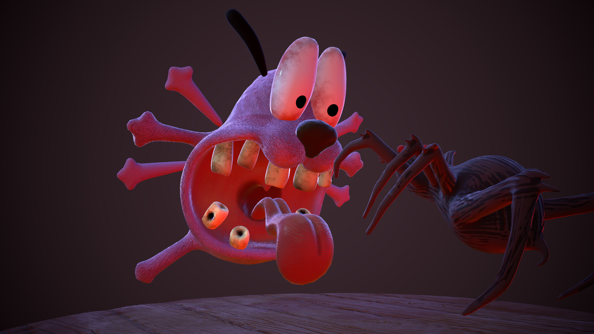 ArtStation - Coraje el perro cobarde Model 3D