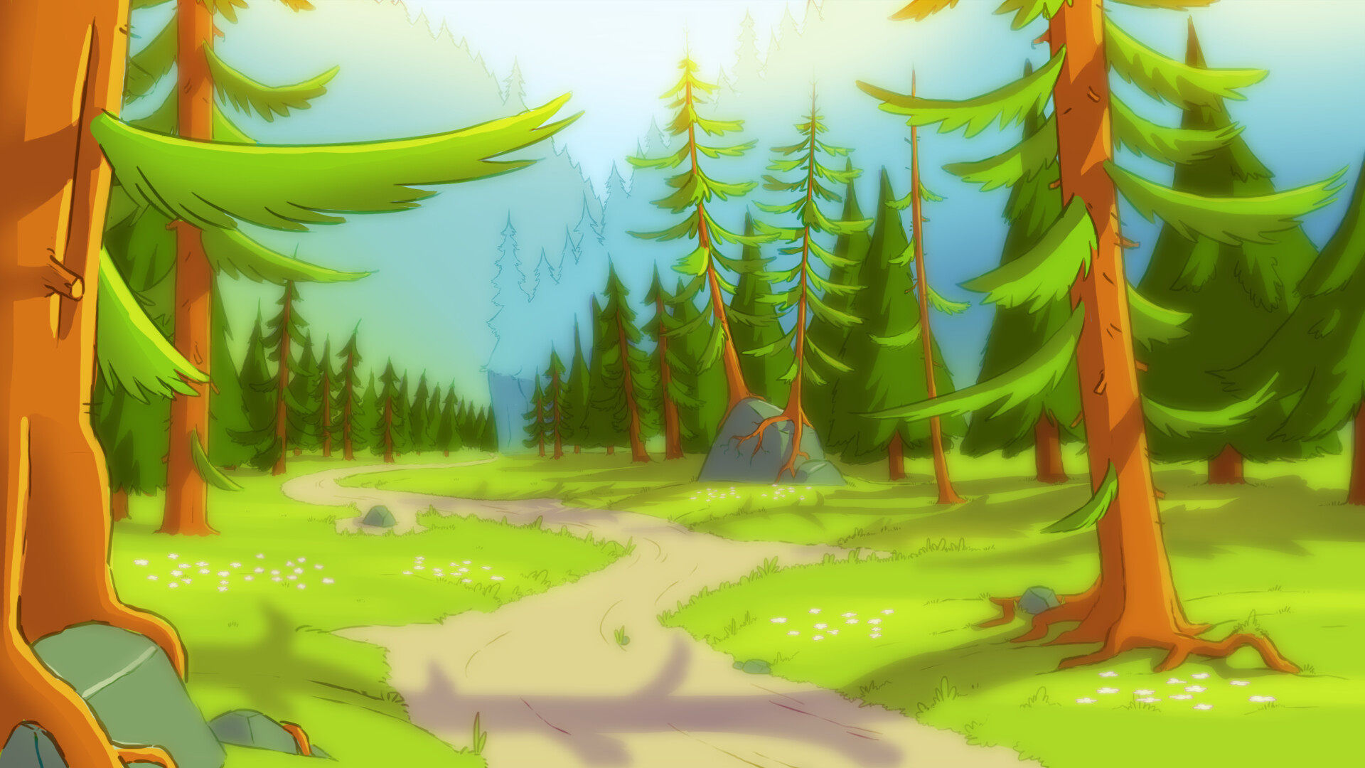 ArtStation - Forrest road