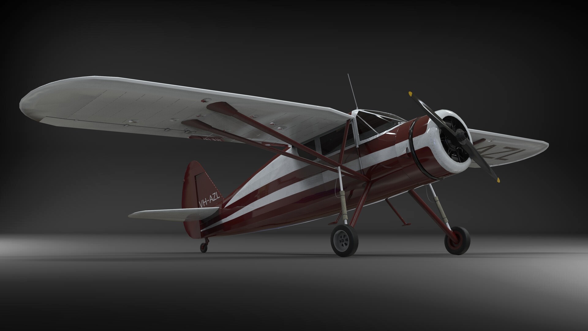 ArtStation - Airplane Fairchild-24 Argus
