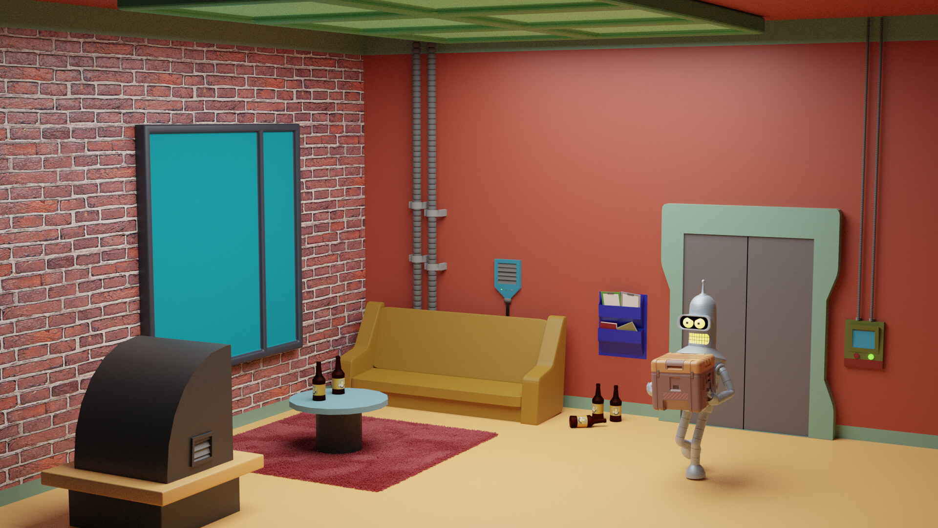 ArtStation - Bender ost Futurama