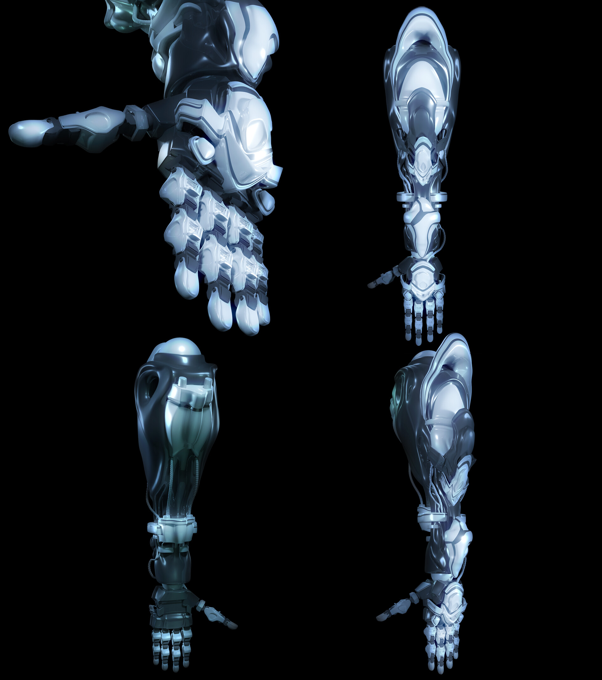 ArtStation - 3d bionic arm model