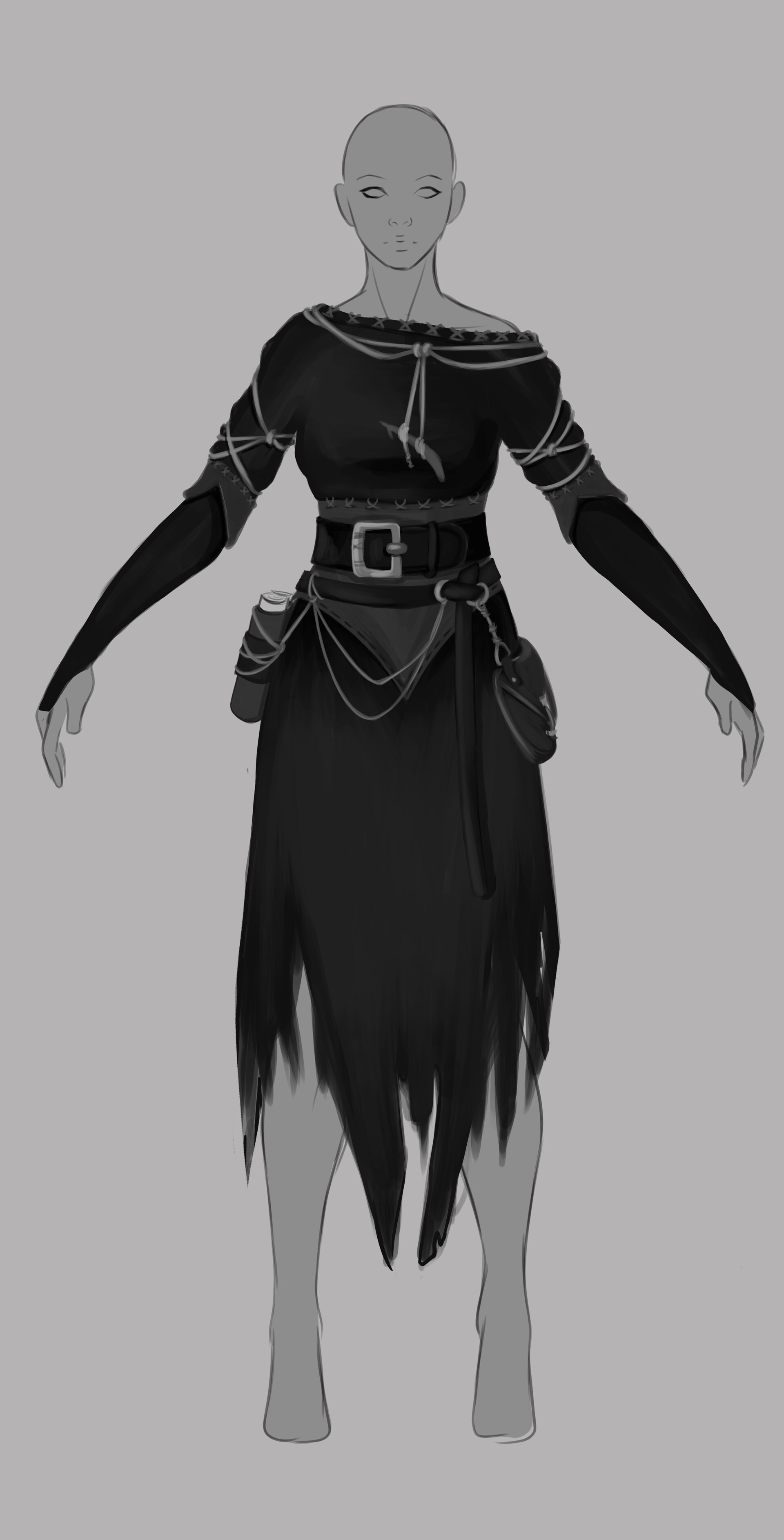 ArtStation - Rogue Mage outfit