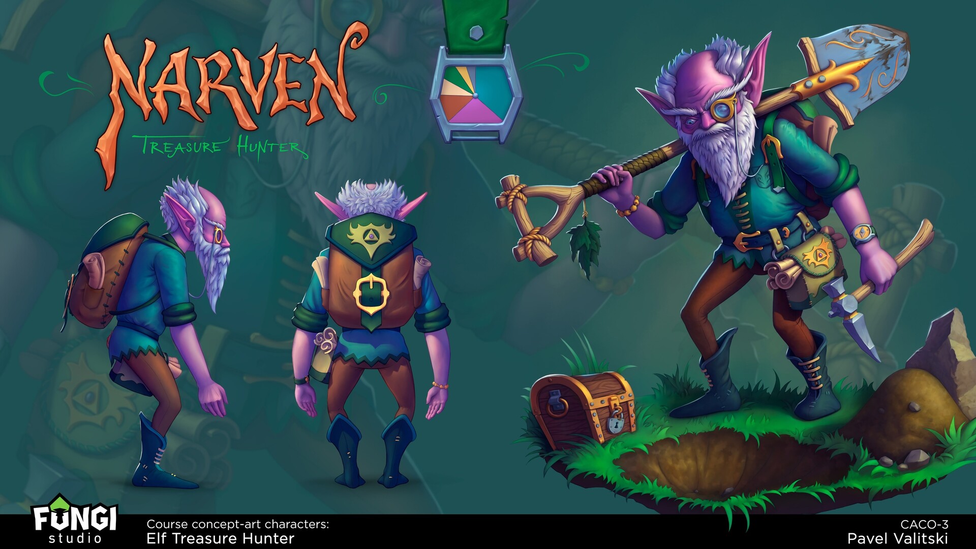 ArtStation - Elf Treasure Hunter