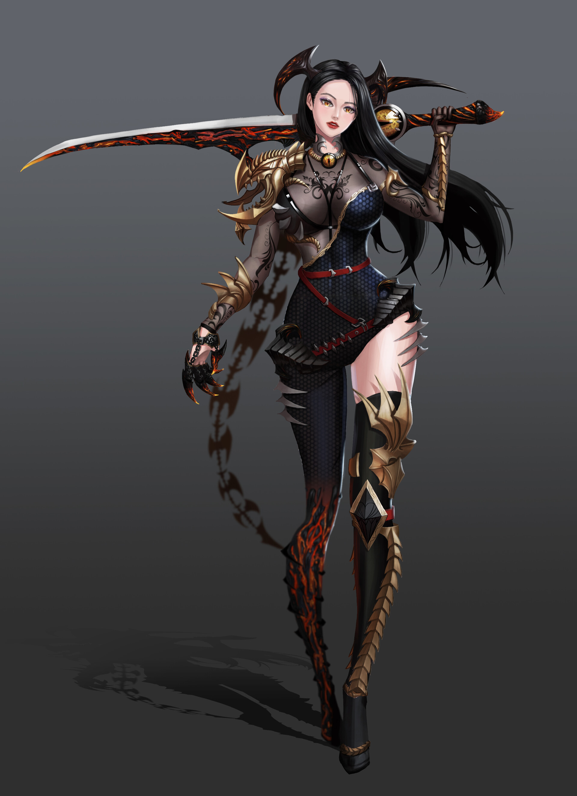 ArtStation - Warrior(female)