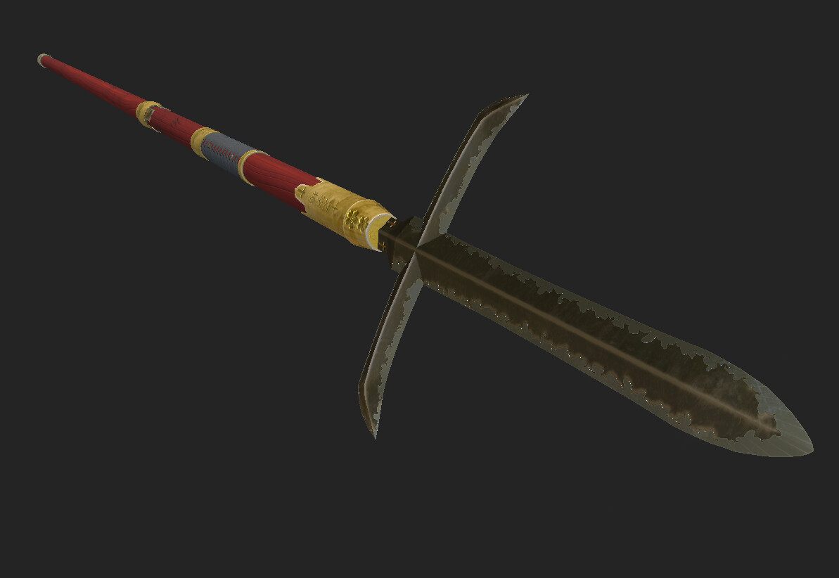 Matthew - Japanese "Jumonji" spear-head Yari