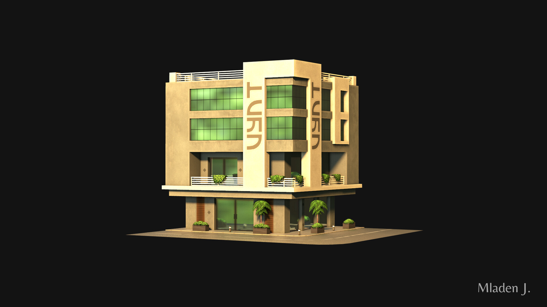 Stylized Building2 by Mladen Jevtic — ProUser.Me