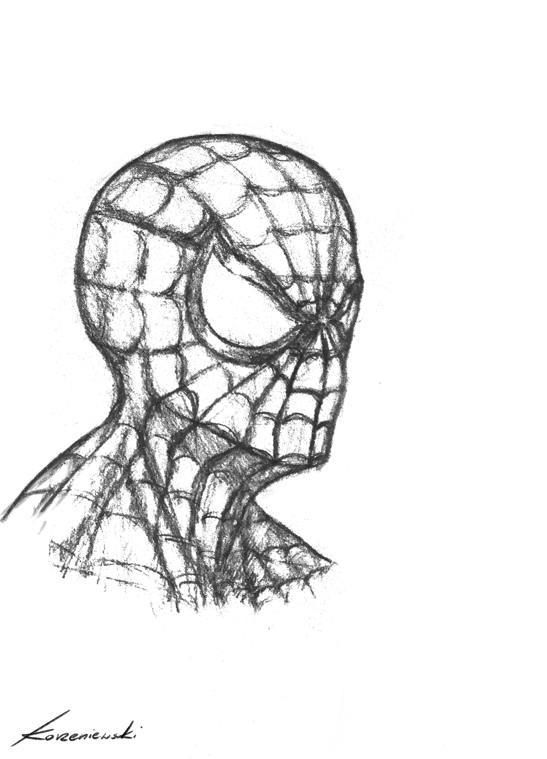 ArtStation - Spider man Portrait