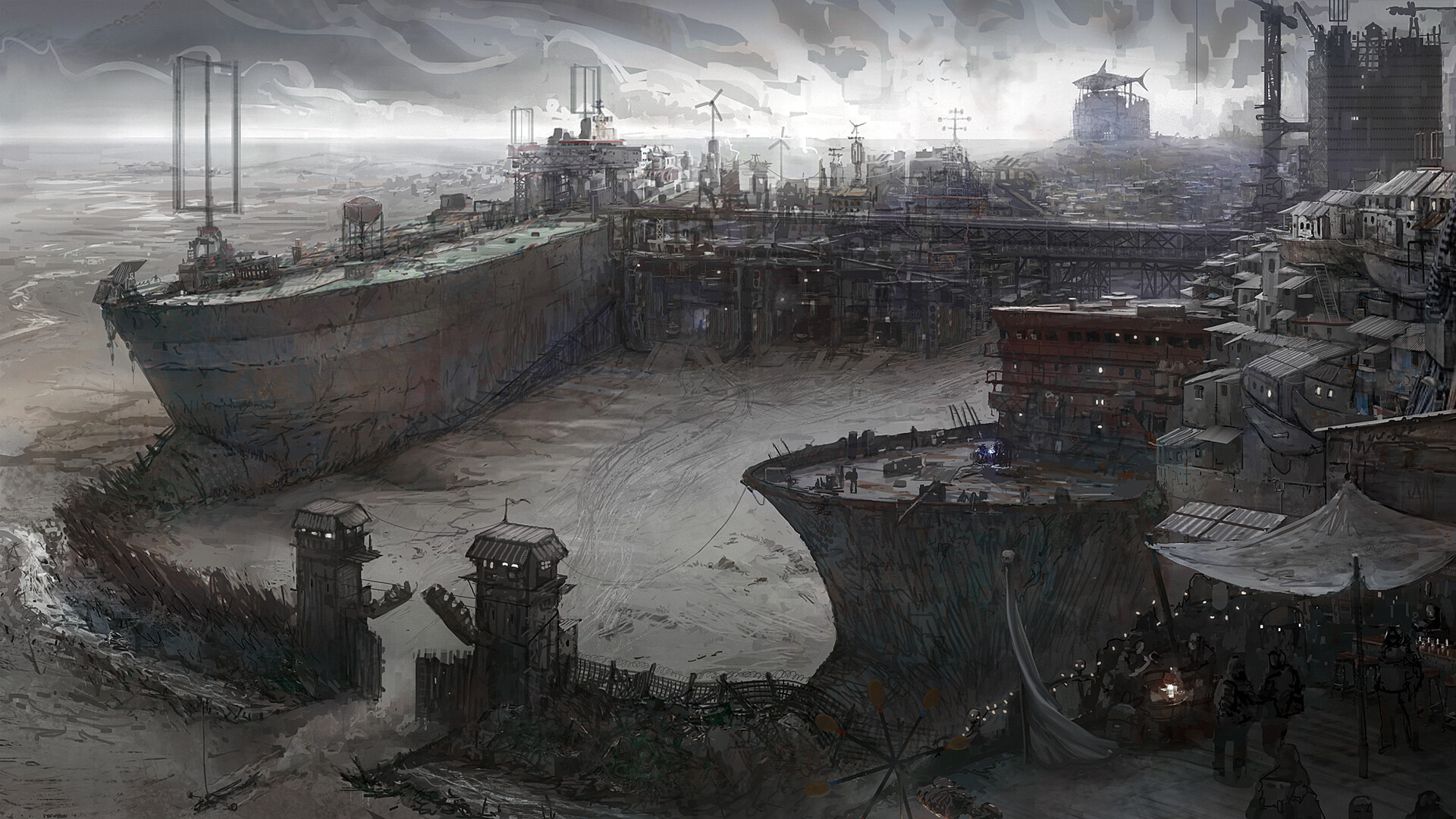 ArtStation - Post-apocalyptic game project concepts