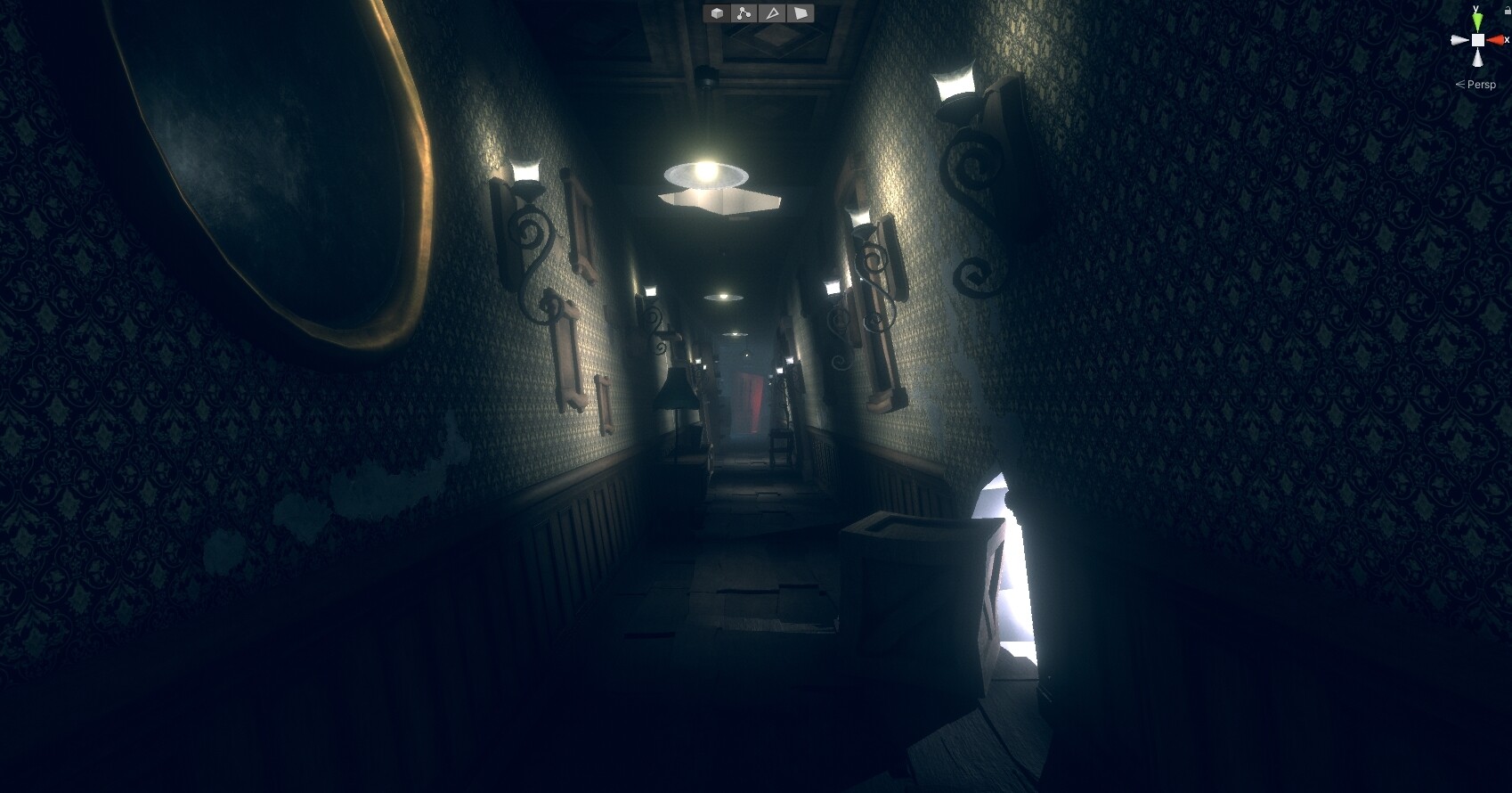 ArtStation - Obusite ; Expectations : The hallway.