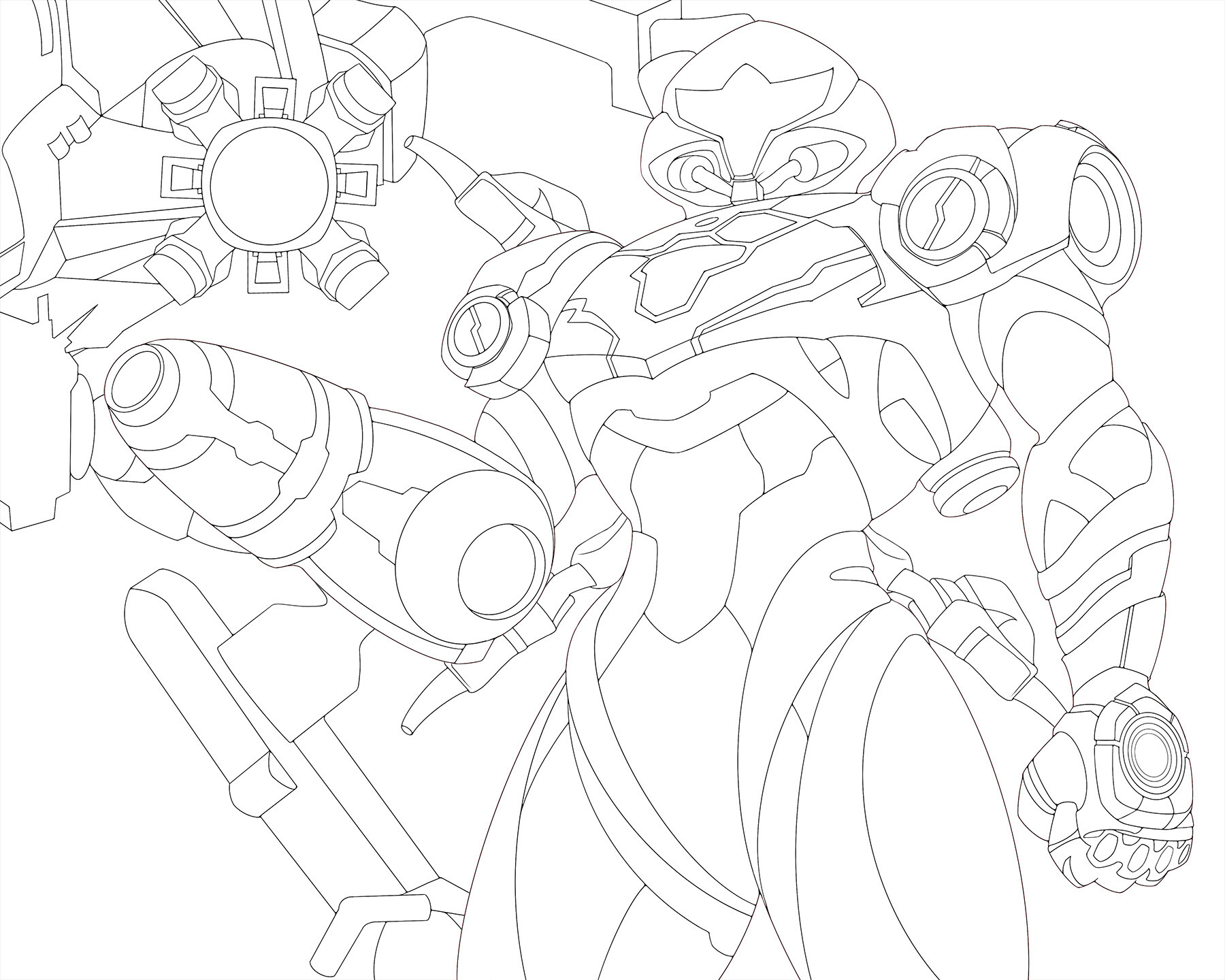metroid coloring pages
