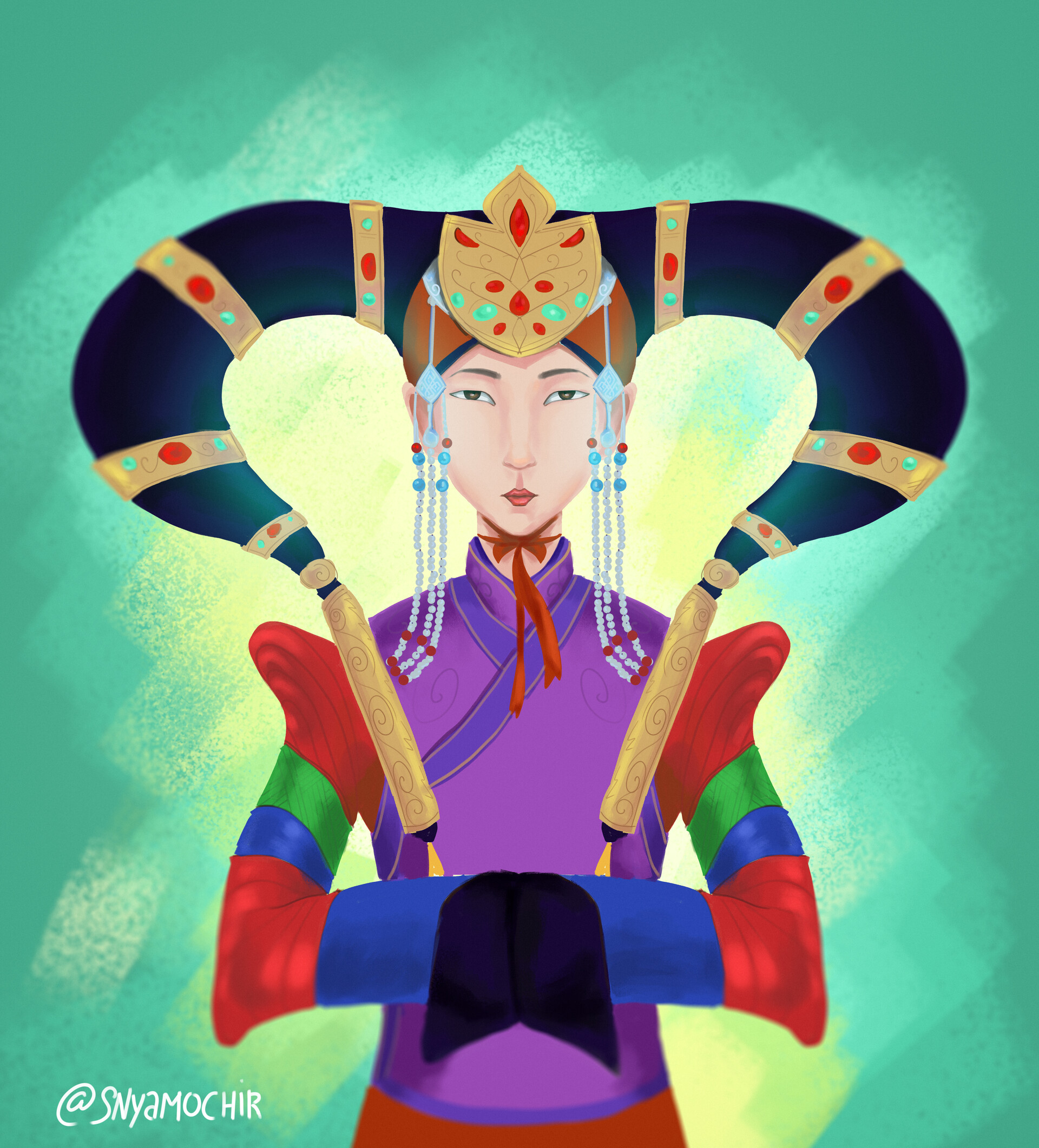 ArtStation - Queen of Mongolia