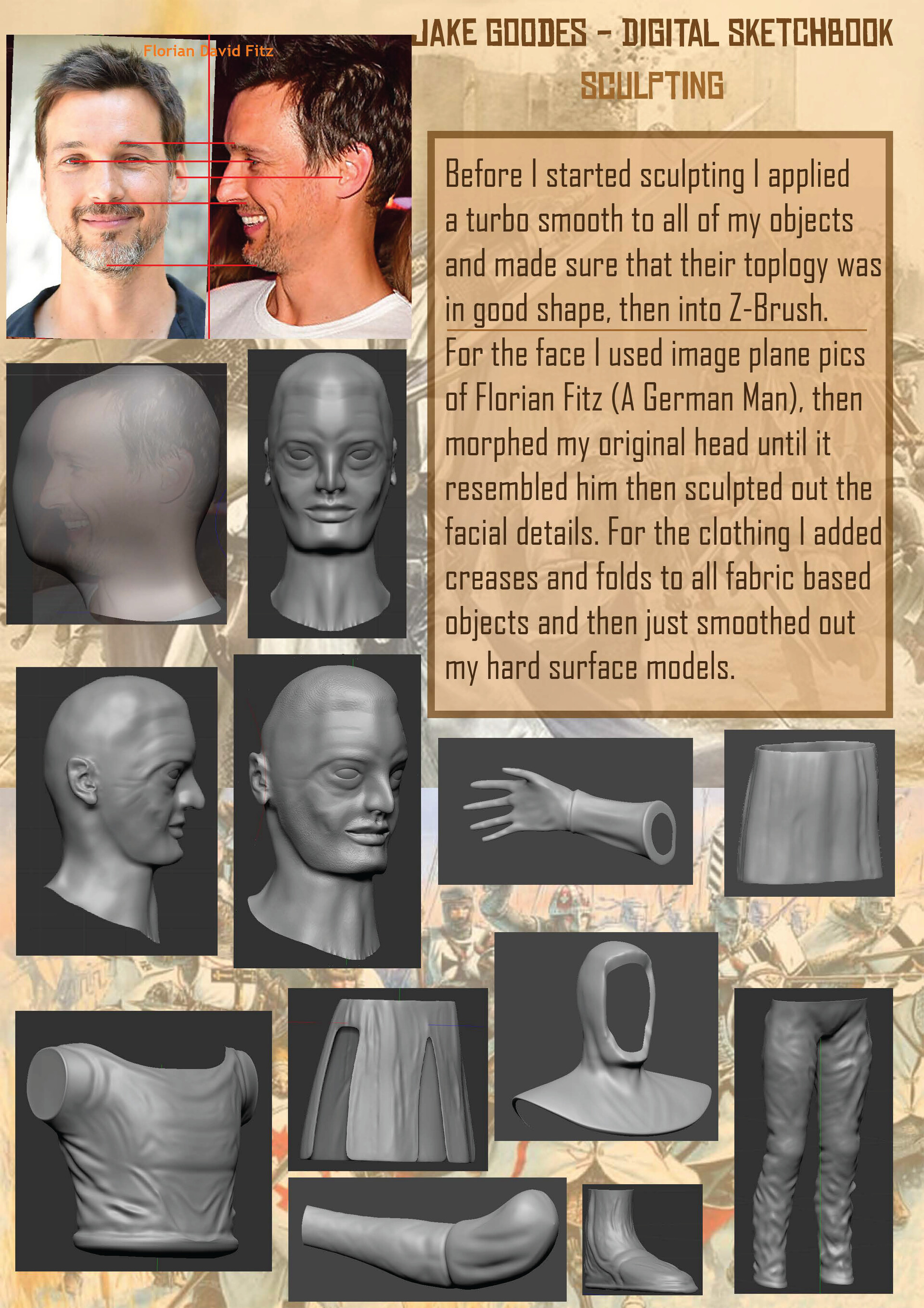 Jake Goodes - Teutonic Knight Character Design