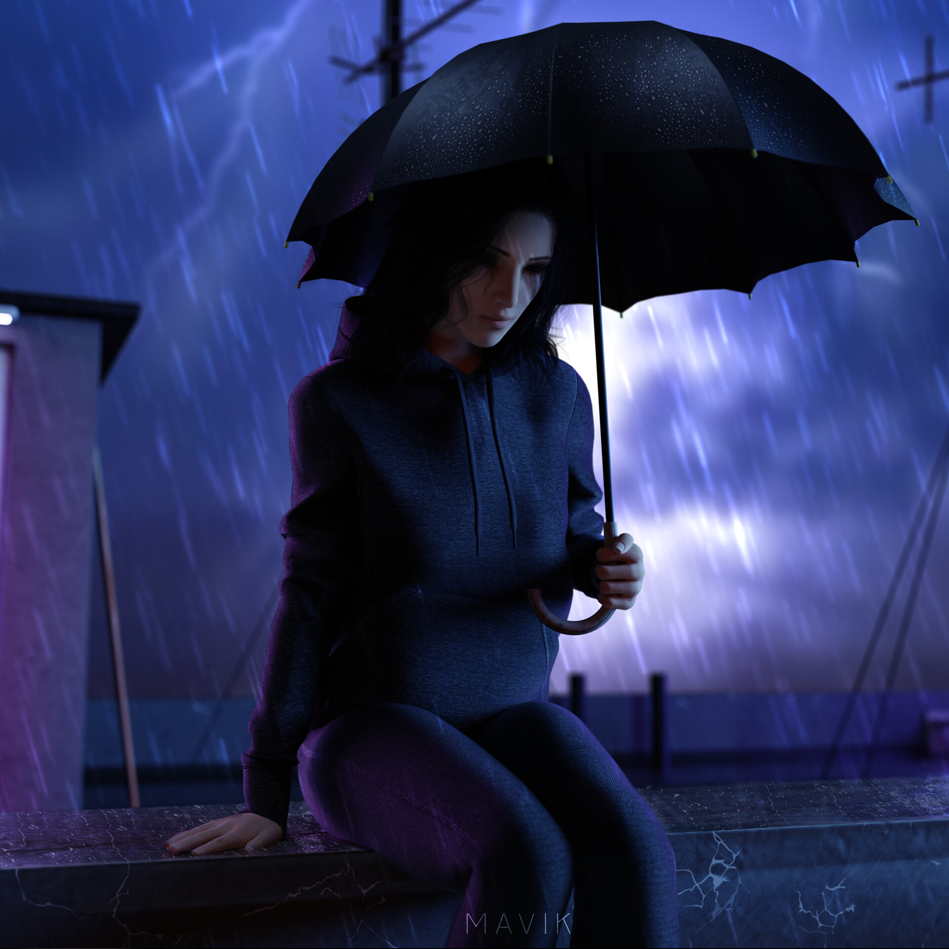 ArtStation - thunderstorm