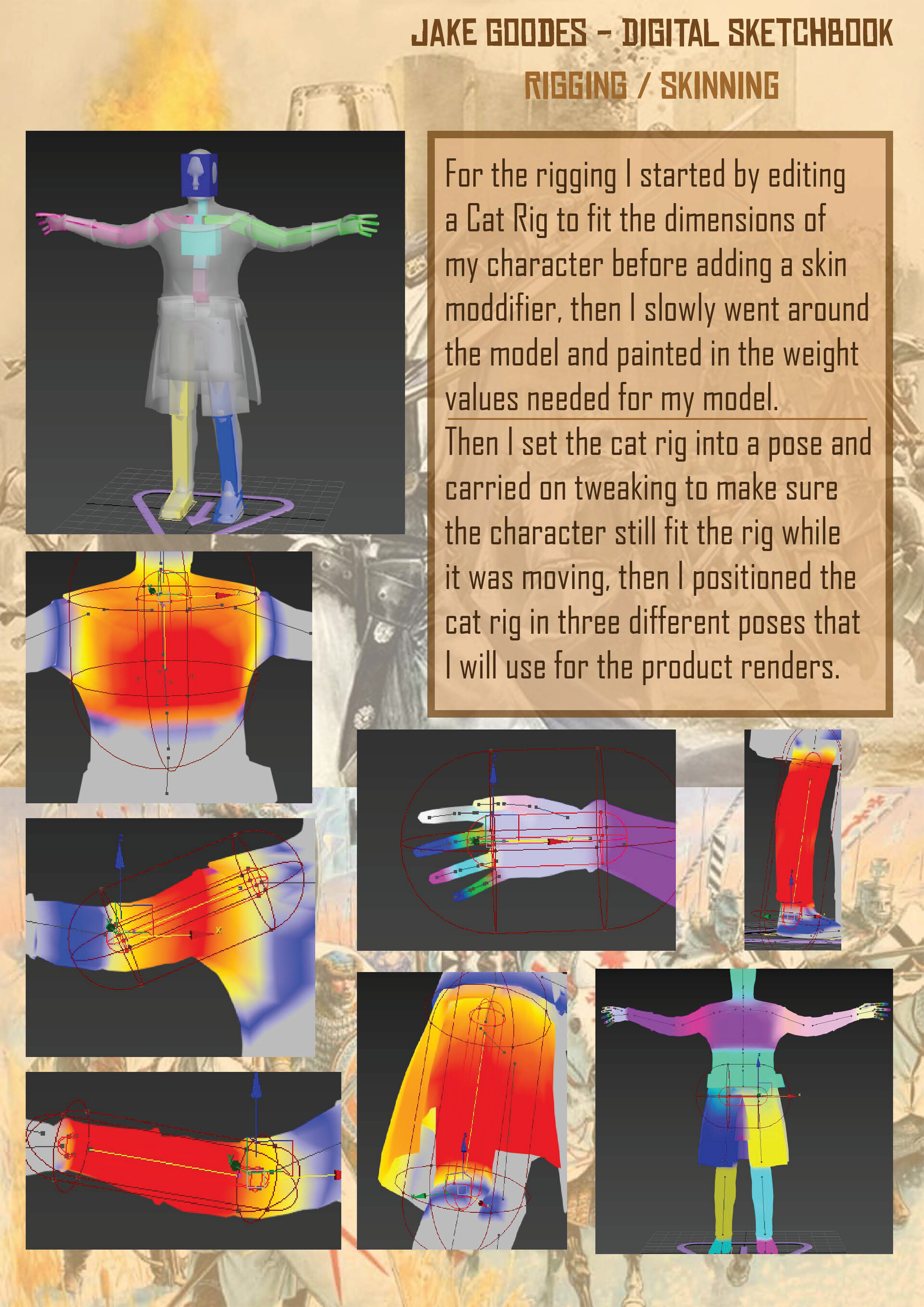 Jake Goodes - Teutonic Knight Character Design