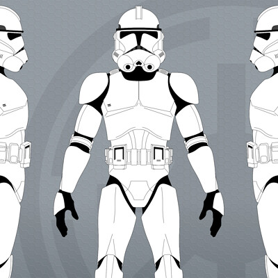 clone trooper drawing template