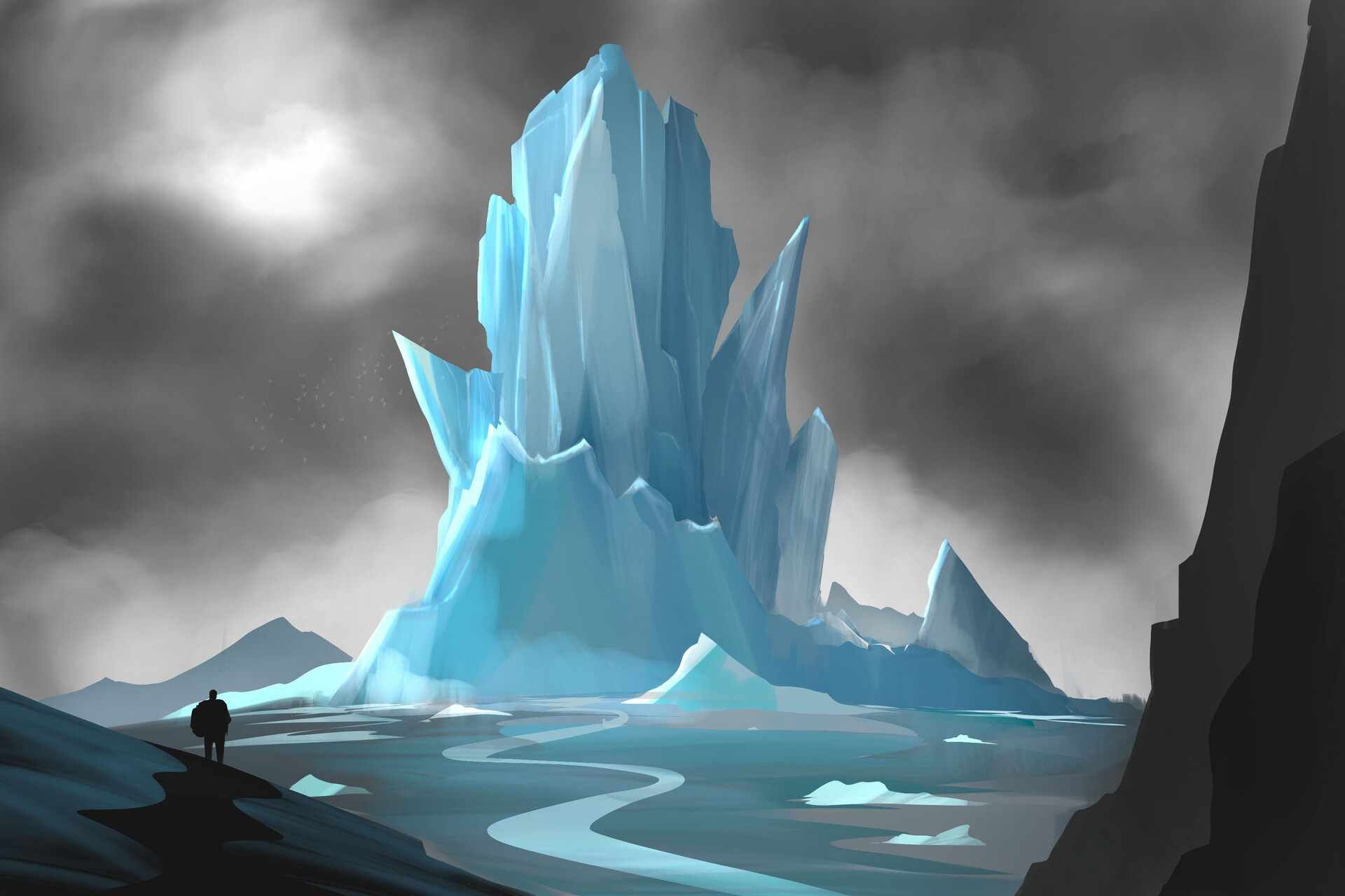 ArtStation - Ice Rock