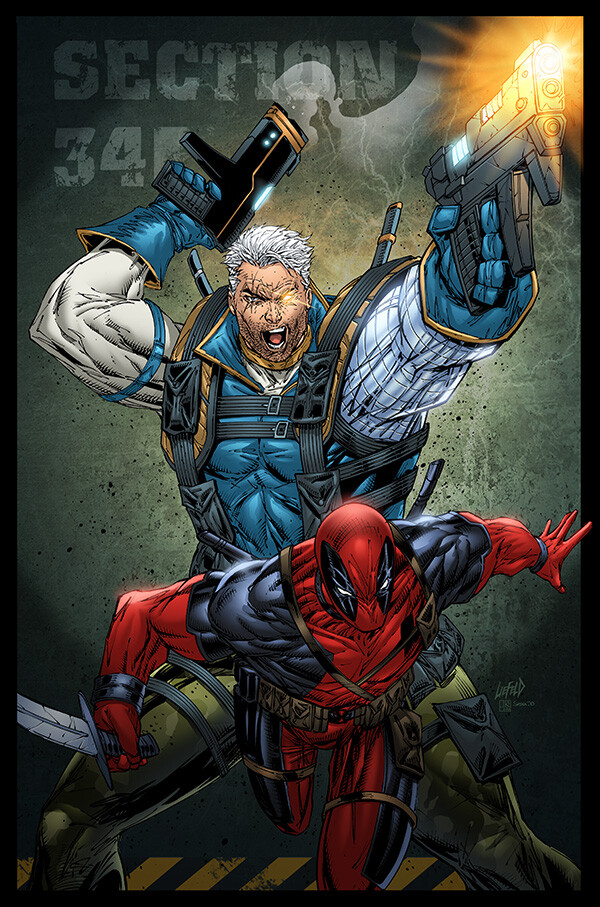ArtStation - Deadpool and Cable
