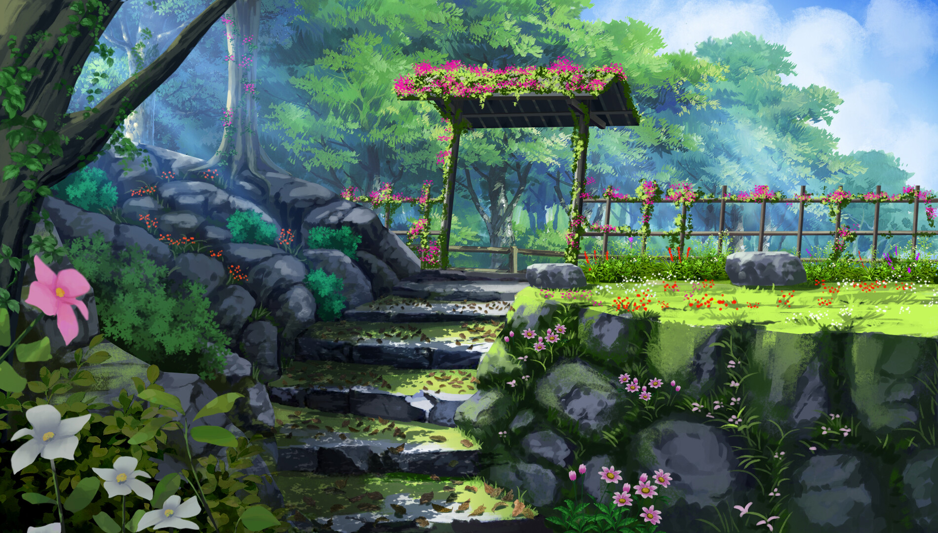 ArtStation - anime background