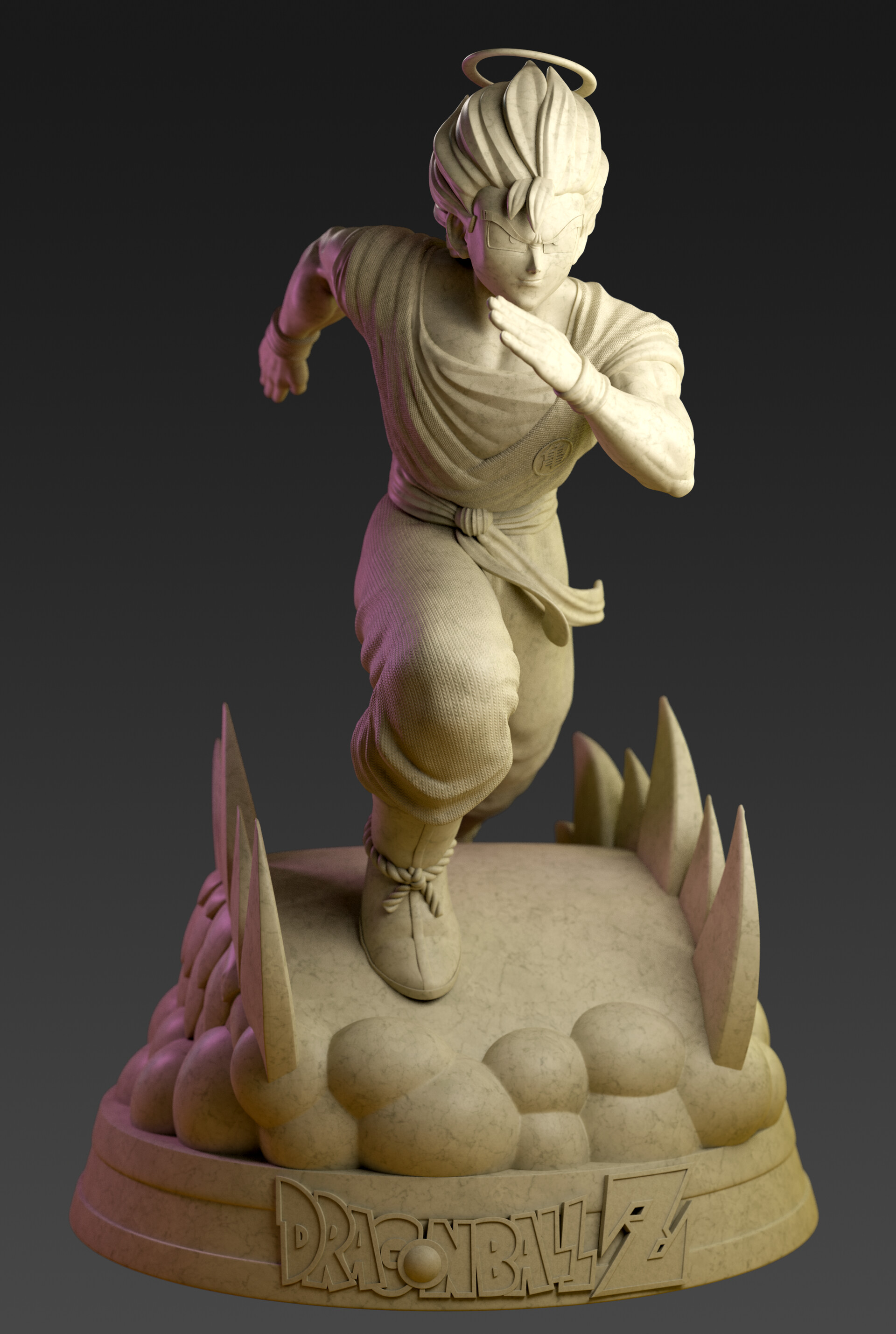 ArtStation - Goku on Snake Way