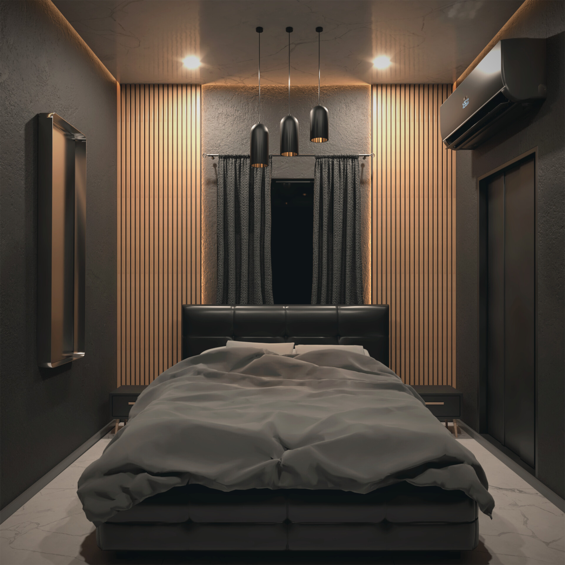 ArtStation - Cuarto Moderno - V-ray 5