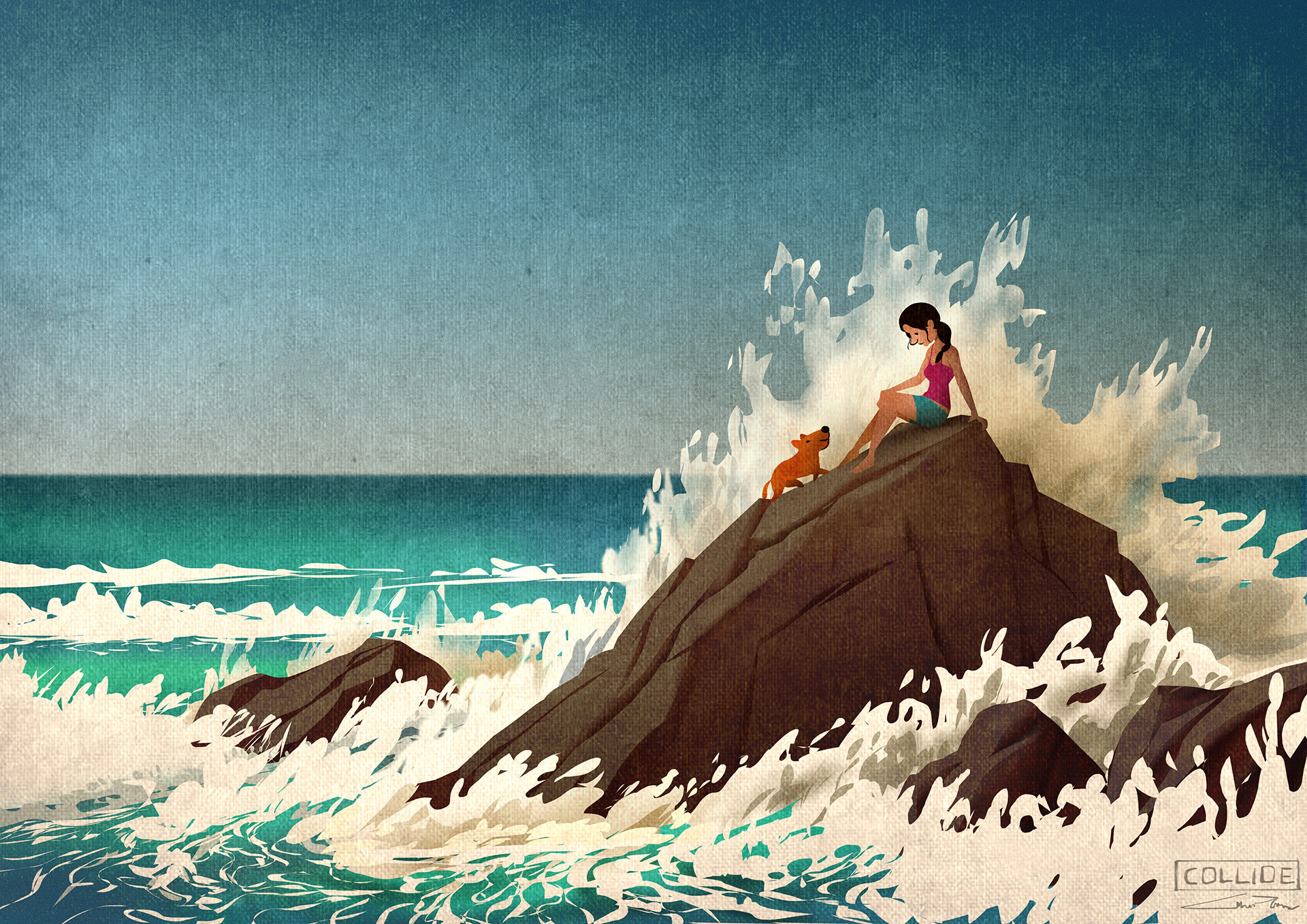 ArtStation - Inktober 2021 Day 17- Collide