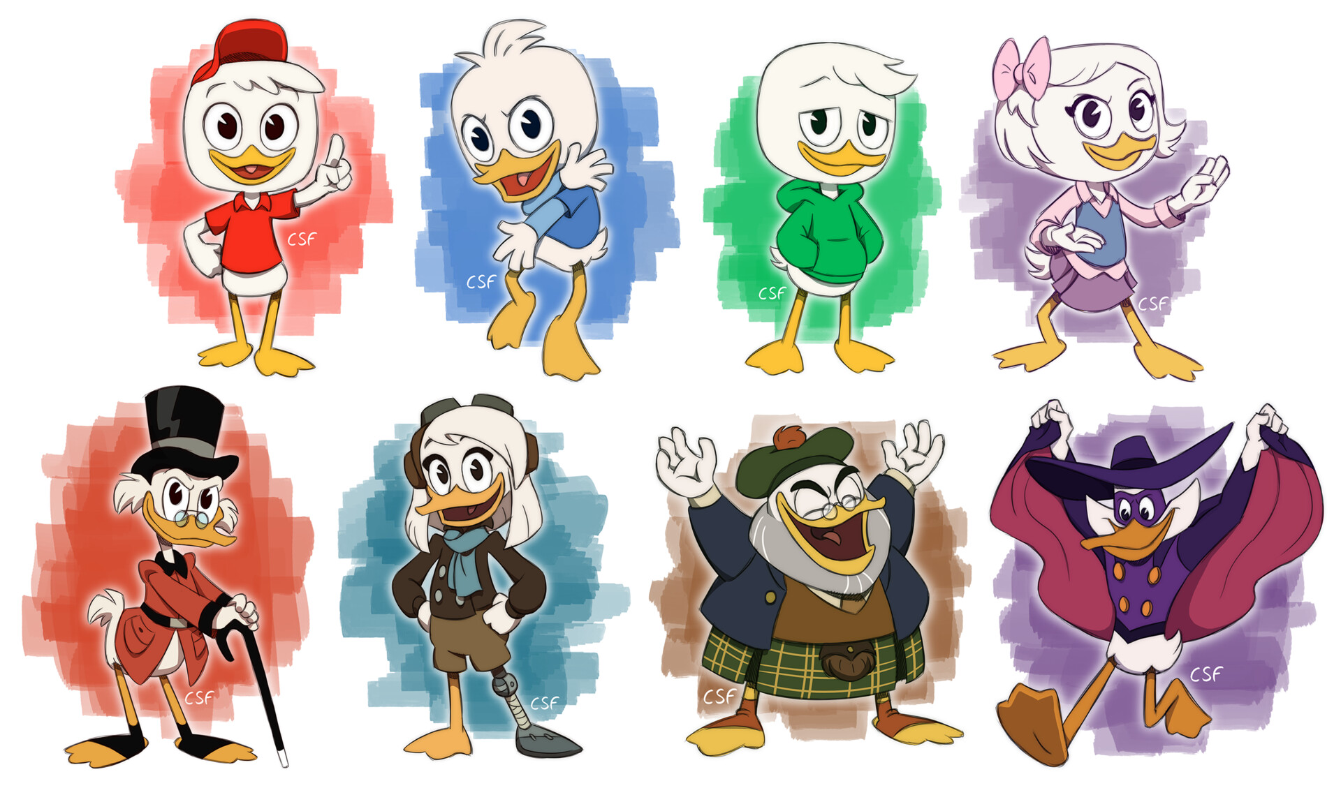 ArtStation - Ducktales Sketches