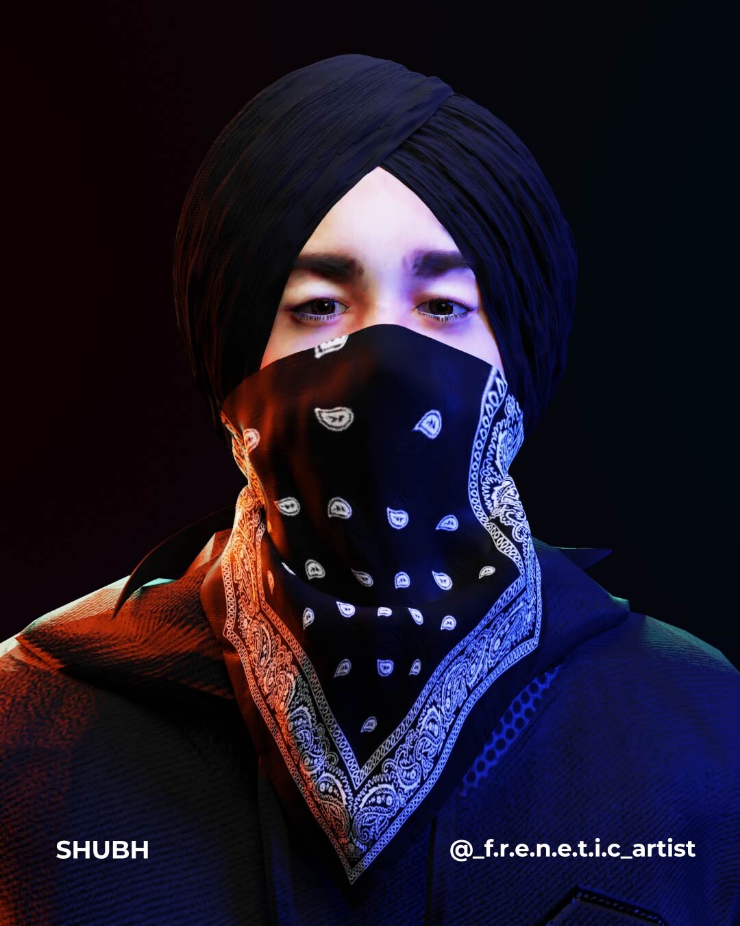 Sukhman Singh Bumrah - 3d model of Shubh (new punjabi singer)