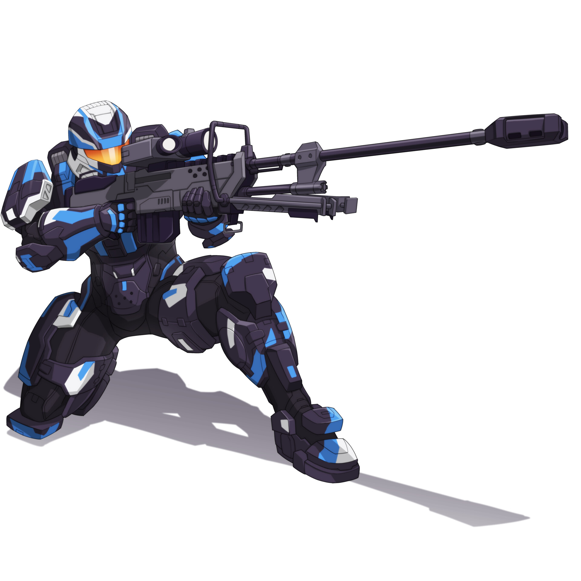 ArtStation - Commission Halo 5 Spartan Sniper