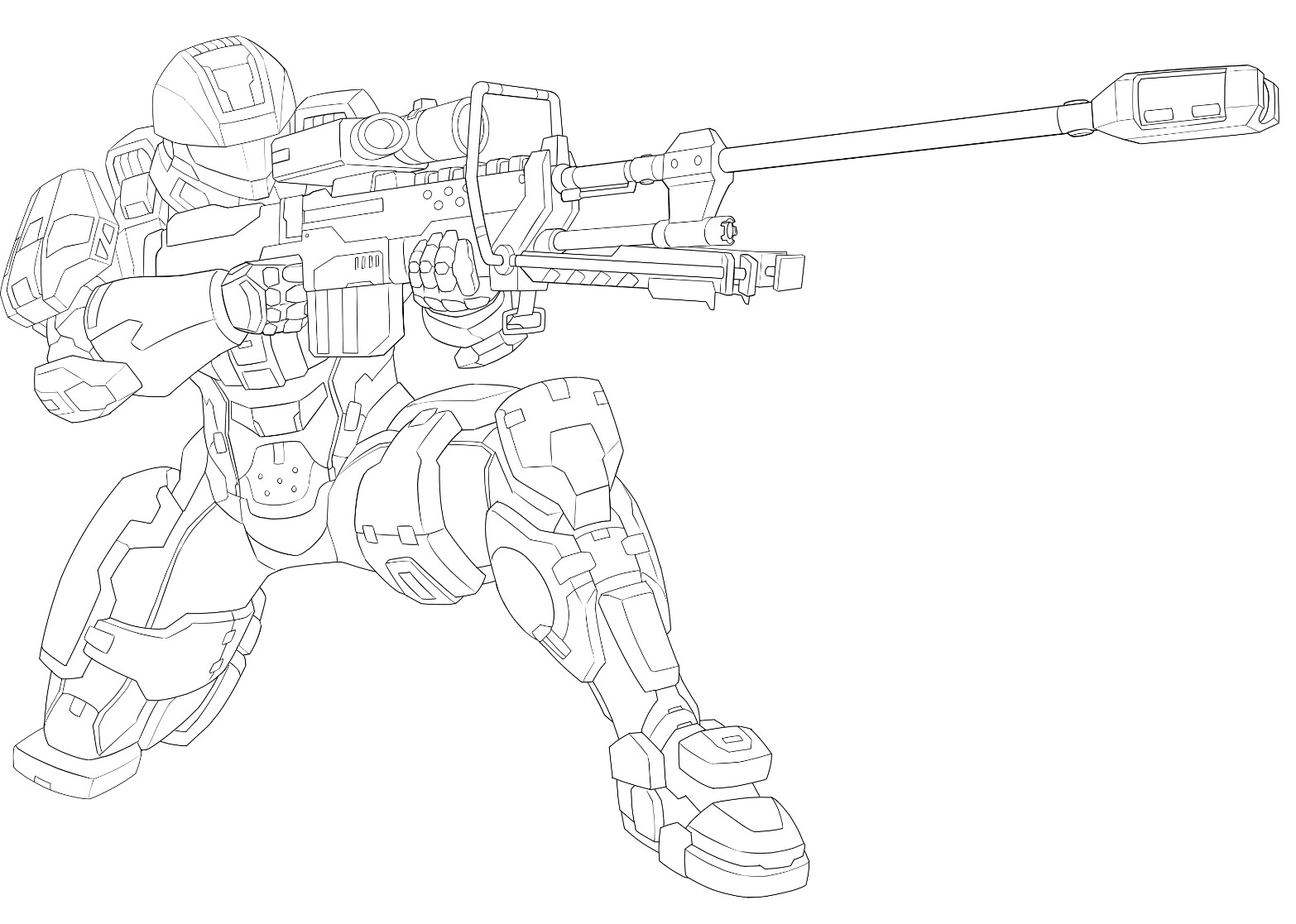 halo 5 coloring pages