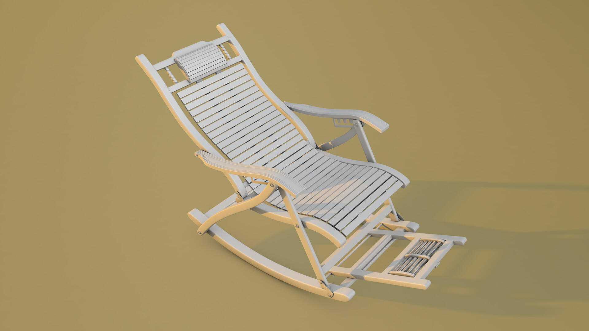 ArtStation - 3D Rocking Chair Model For Advertisement Film