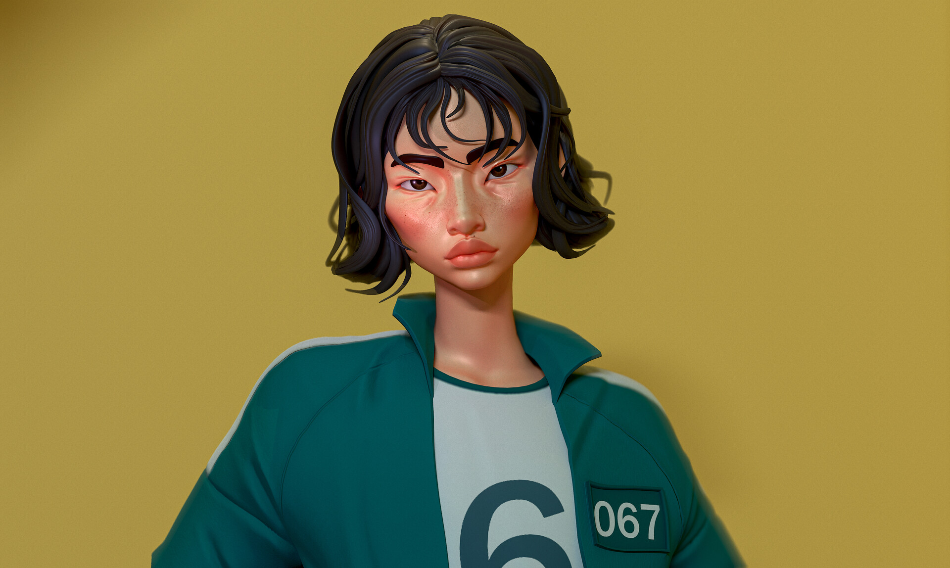 ArtStation - Kang Sae-Byeok (Squid Game)