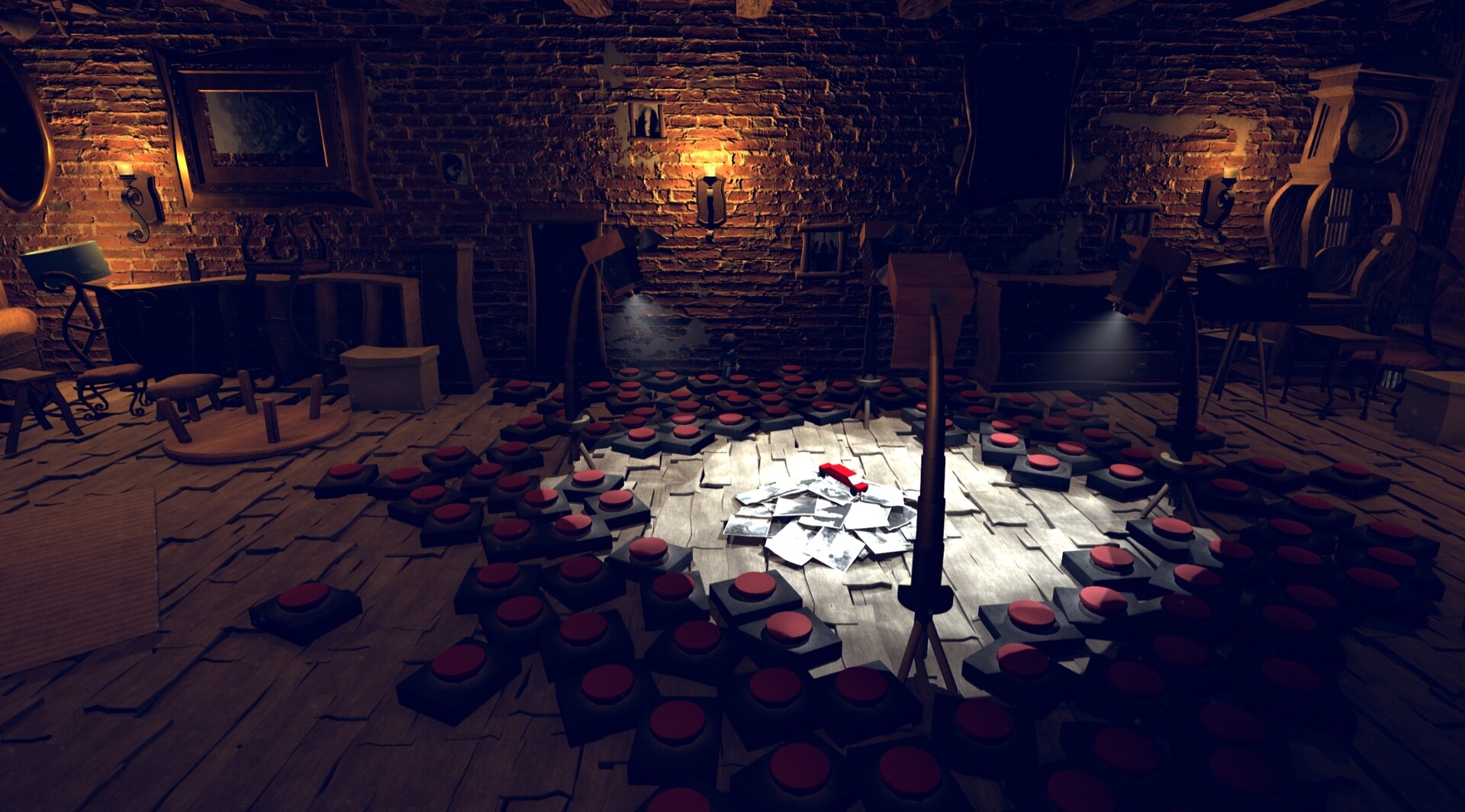 ArtStation - Obusite ; Trapped Cameras : Killer Camera.