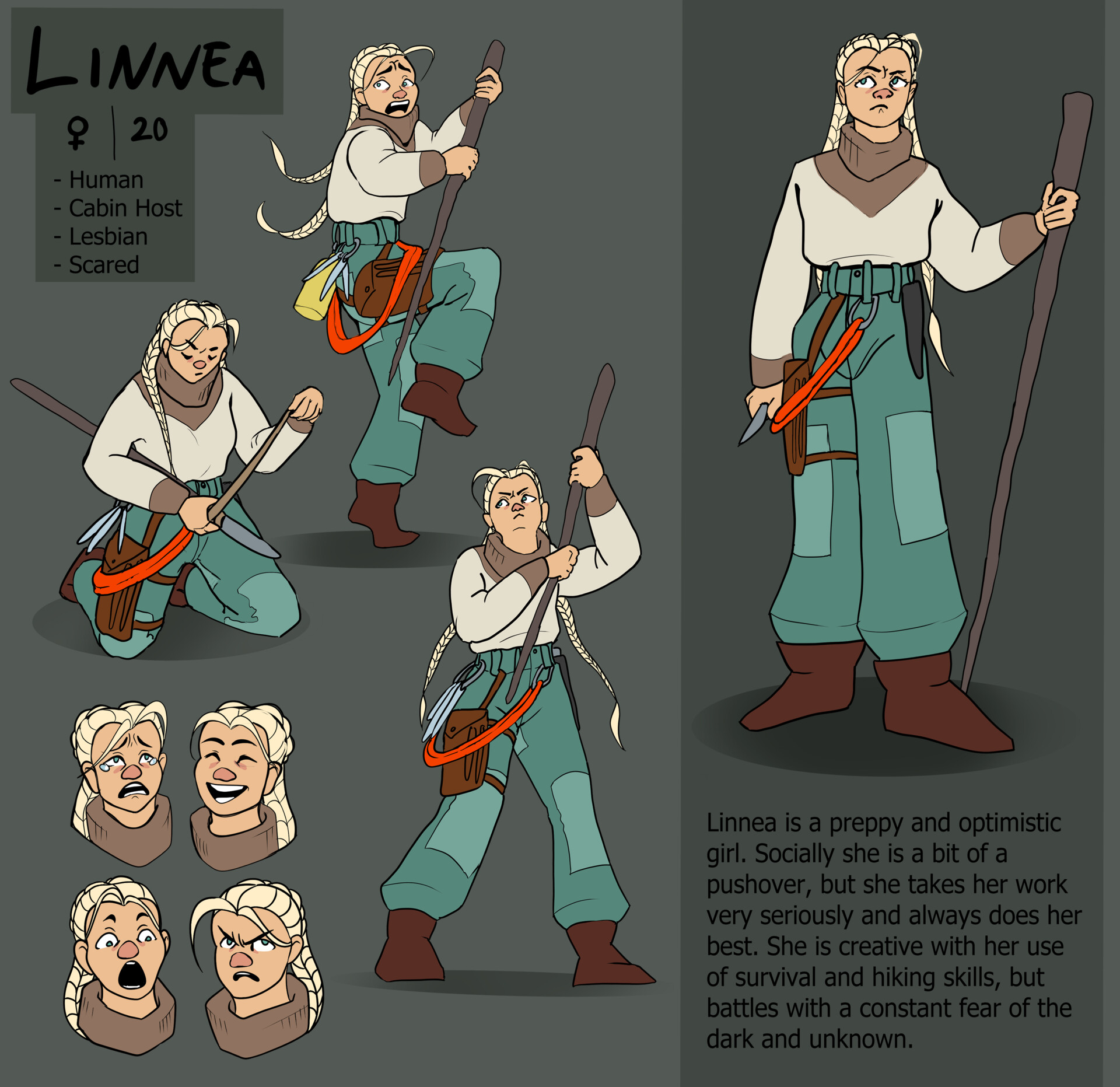 ArtStation - Linnea: Animation & Character Concept