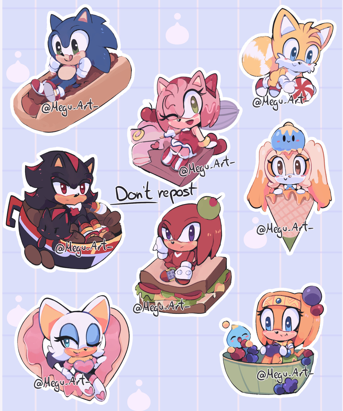 Megu Art - Chibi food collection 3