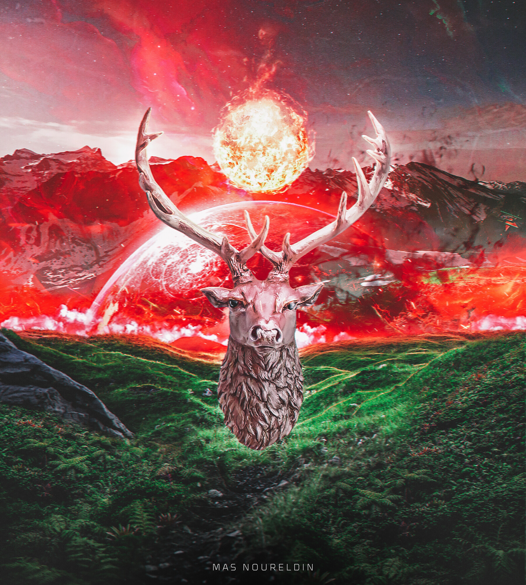 ArtStation - Annihilation | Free PSD