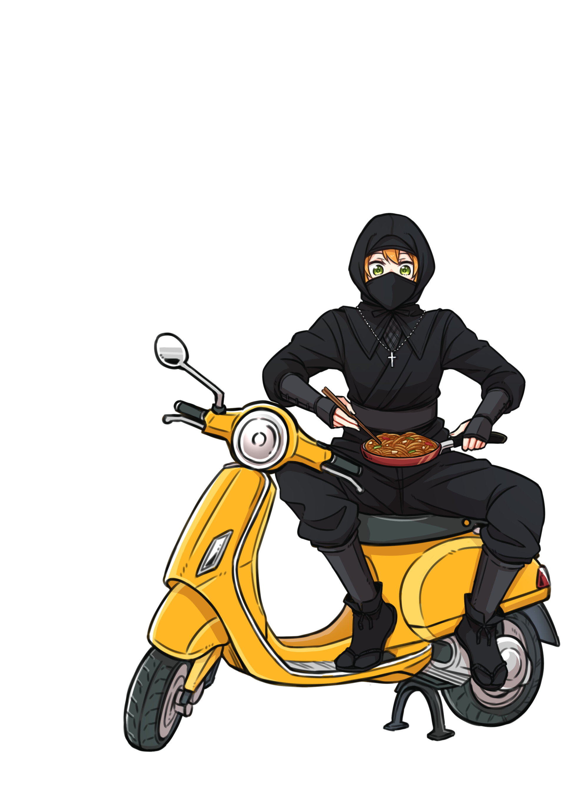 ArtStation - Ninja Eating