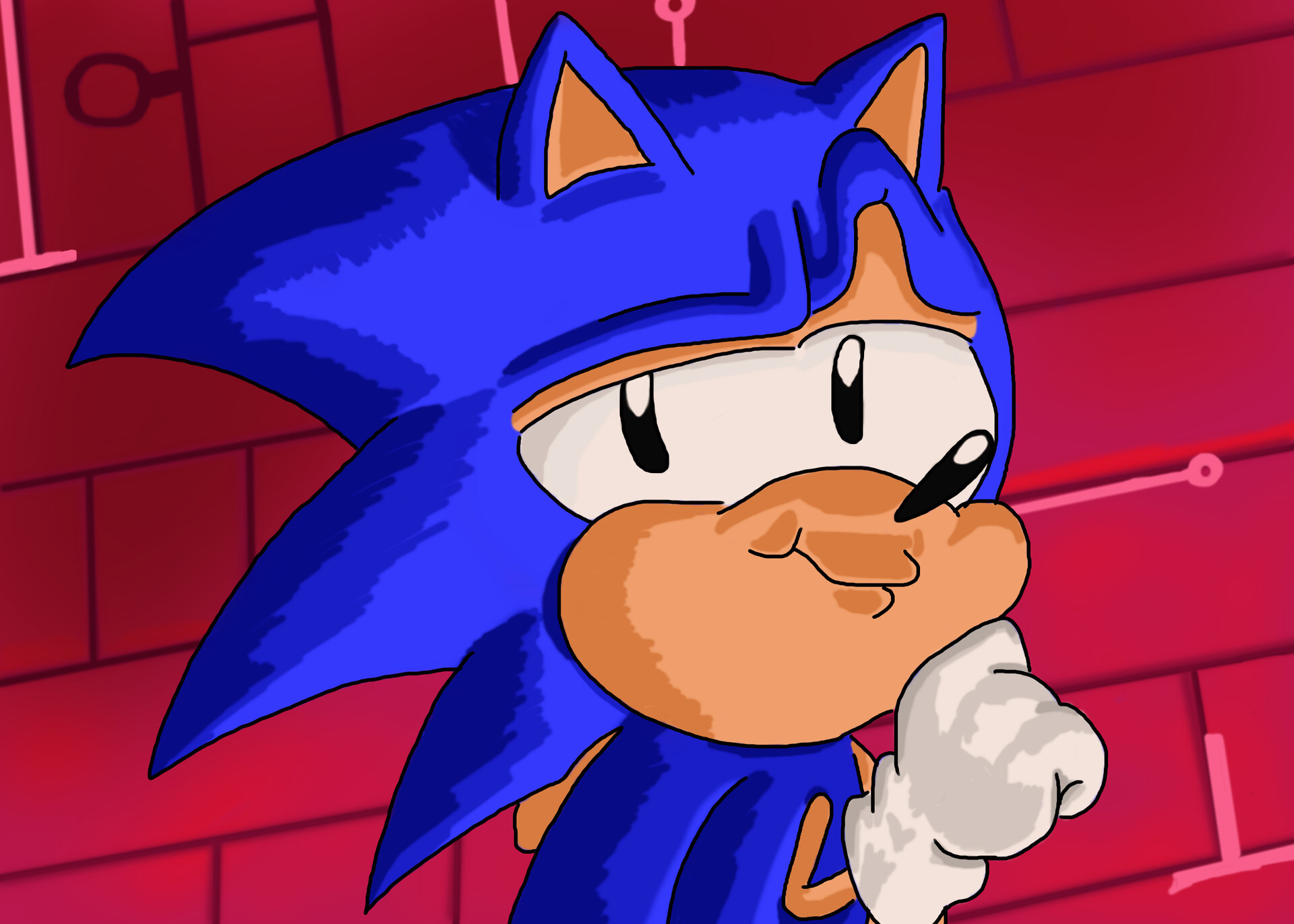 ArtStation - Sonic rewdraw contest