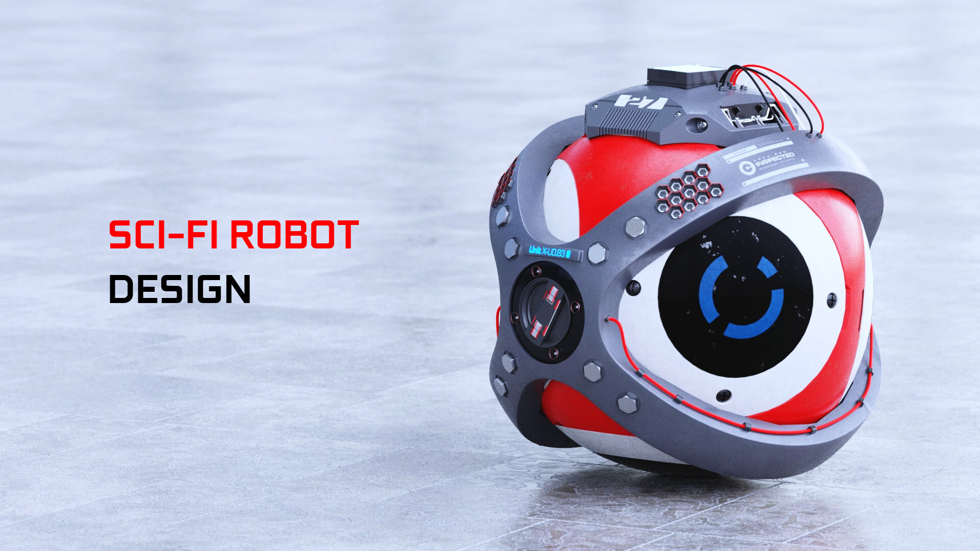 ArtStation - Sci-fi ball robot