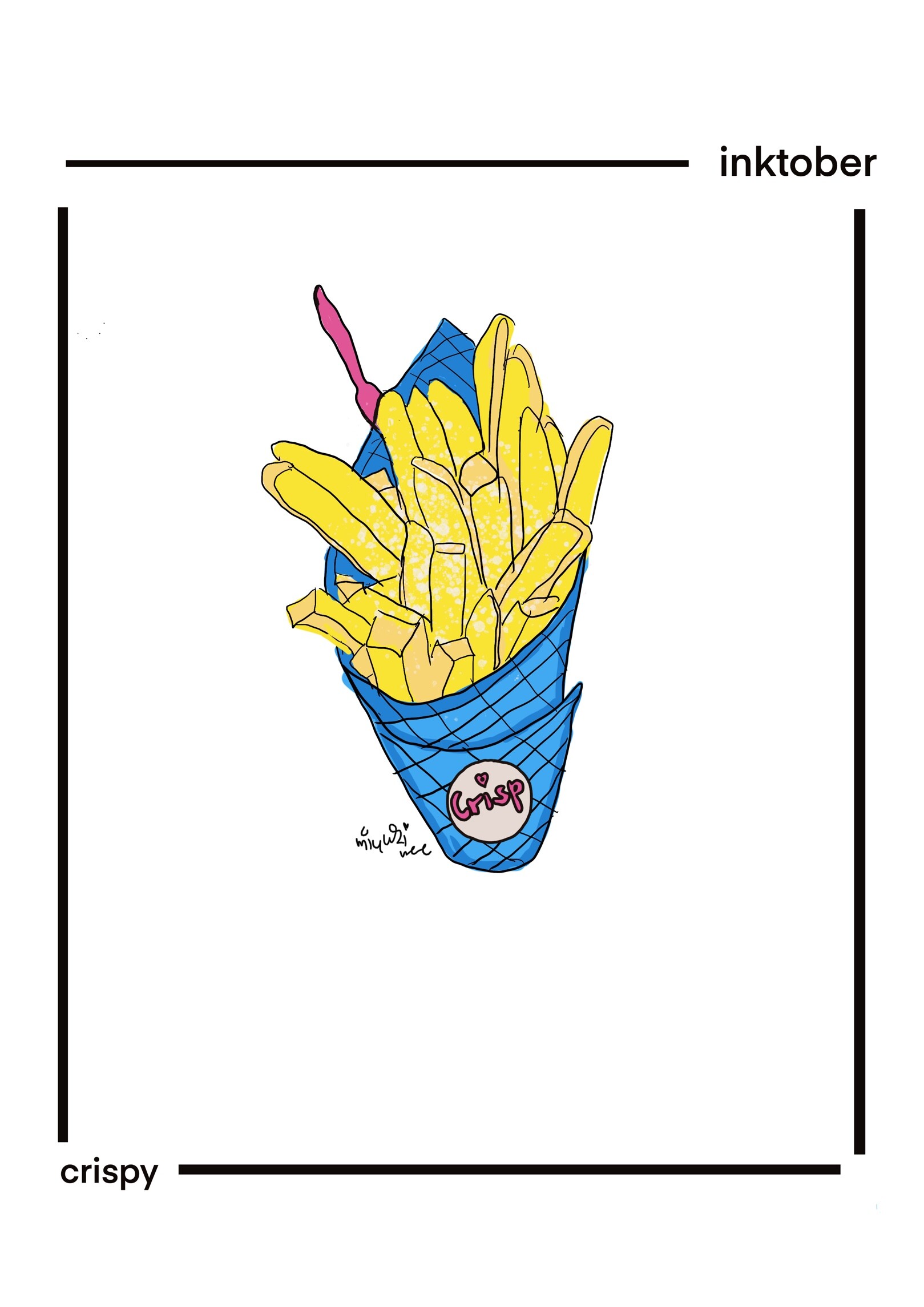 ArtStation - Inktober 2021 - Day 28 - Crispy