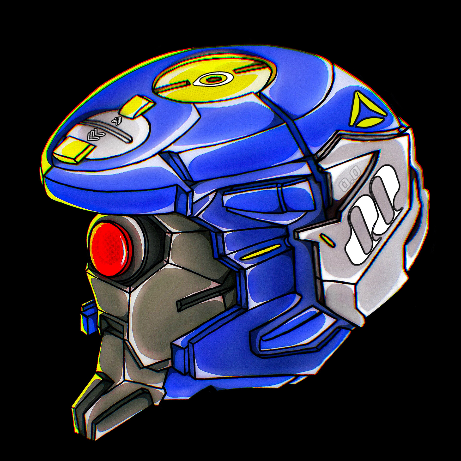 ArtStation - EVA 00 / Helm Concept