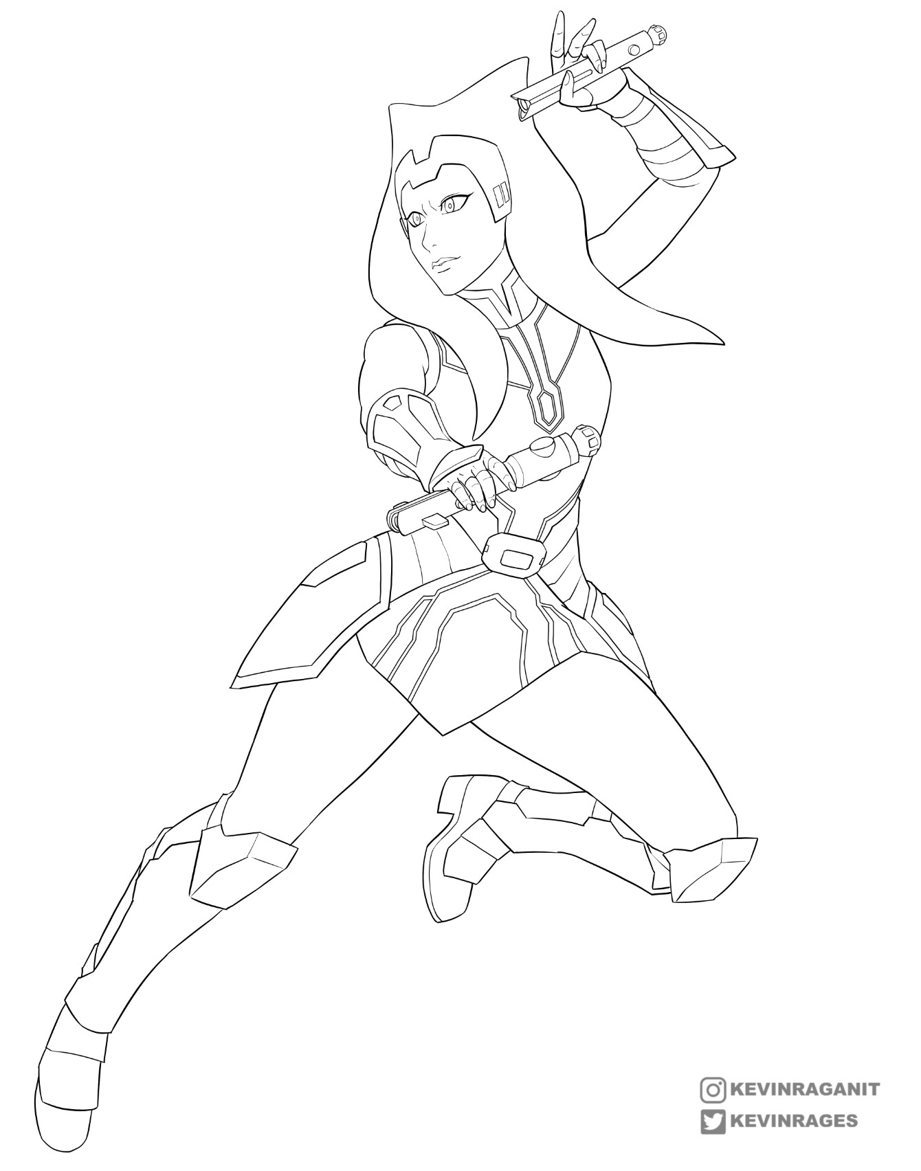 star wars ahsoka coloring pages